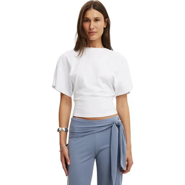COTTON ON Blair Batwing Short Sleeve Tee - White
