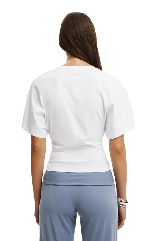 COTTON ON Blair Batwing Short Sleeve Tee - White