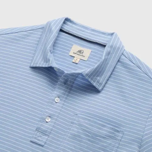SURFSIDE SUPPLY CO. Michael Stripe Polo - Forever Blue Stripe