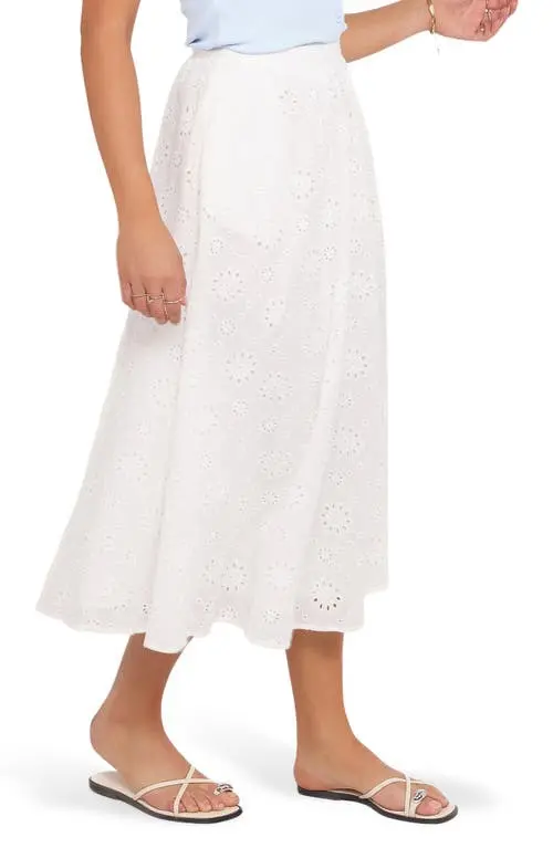PETAL & PUP Sinead Tiered Eyelet Maxi Skirt