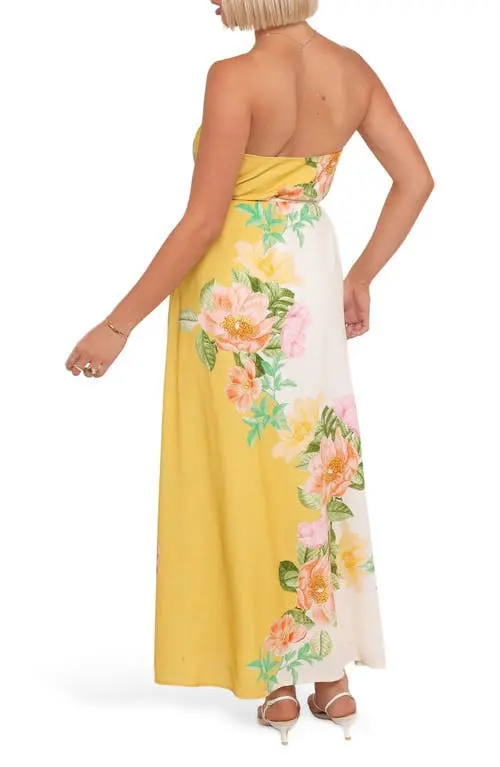 PETAL & PUP Marlia Strapless Maxi Sundress