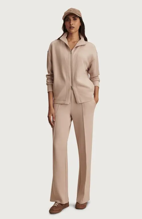 Varley Arlene Zip-up Fleece Jacket - Mushroom