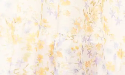Halogen Floral Print Long Sleeve Maxi Shirtdress
