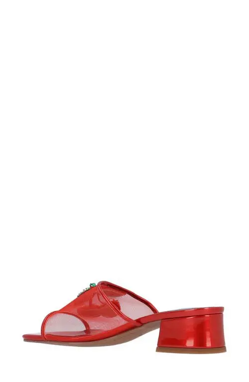 J. Reneé Cherry Slide Sandal