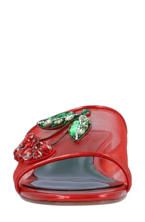 J. Reneé Cherry Slide Sandal