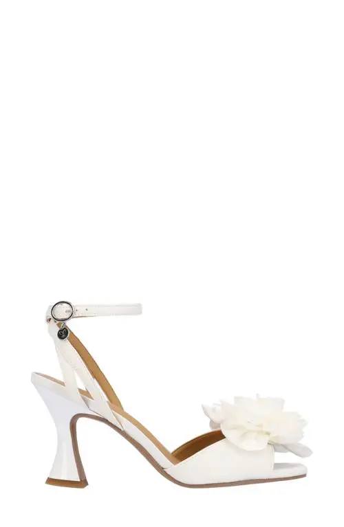 J. Reneé Pomeline Ankle Strap Sandal - White