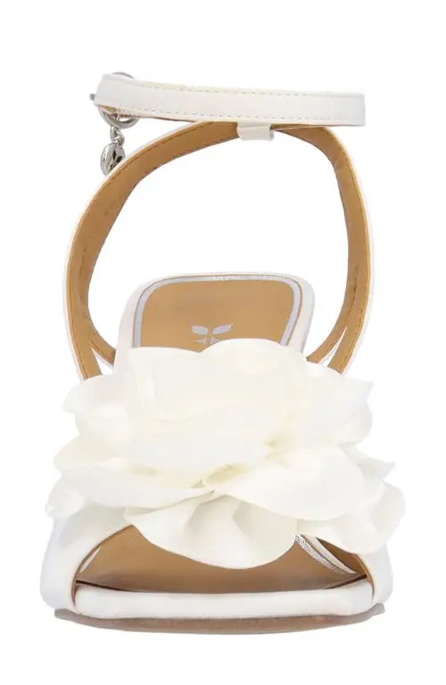 J. Reneé Pomeline Ankle Strap Sandal - White
