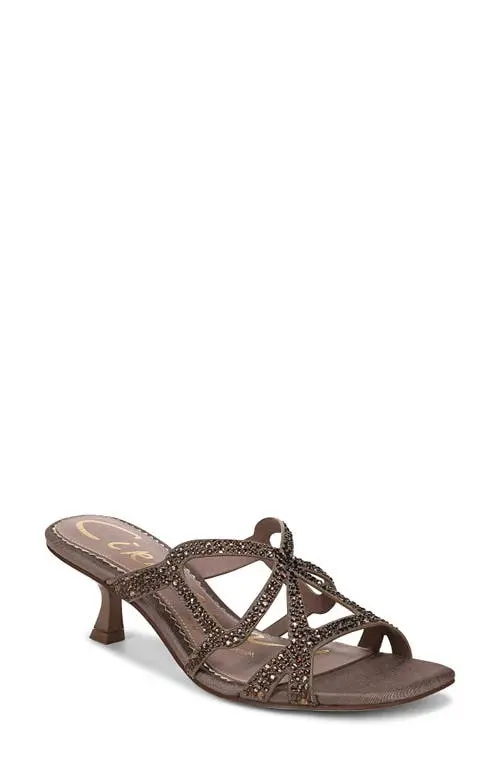 CIRCUS NY BY SAM EDELMAN Justine Kitten Heel Sandal - Bronze