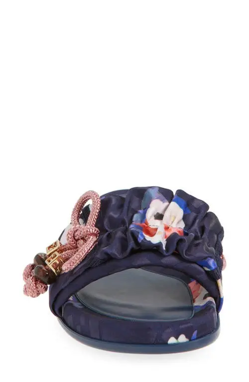 Fendi Feel Knotted Slide Sandal