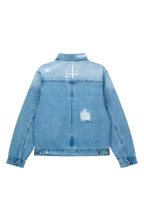 RtA Valentiano Boxy Denim Jacket