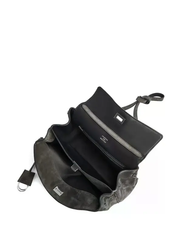 Balenciaga Turn-lock-fastening Shoulder Bag - Grey