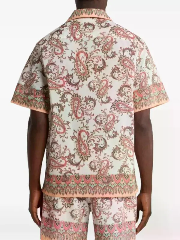 Etro Paisley Floral Shirt - Neutrals