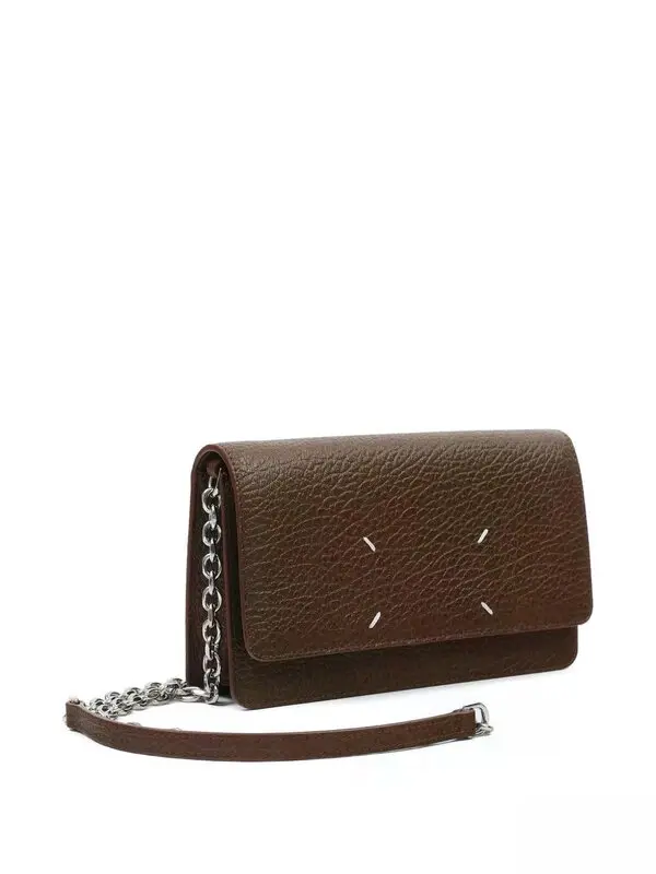 MAISON MARGIELA Leather Chain Wallet - Brown