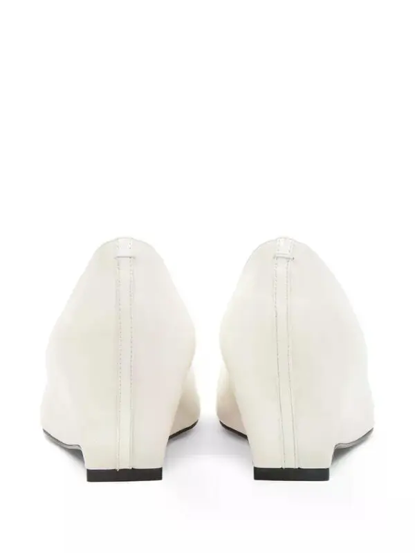 MAISON MARGIELA Heel-less Pointed-toe Pumps - Neutrals