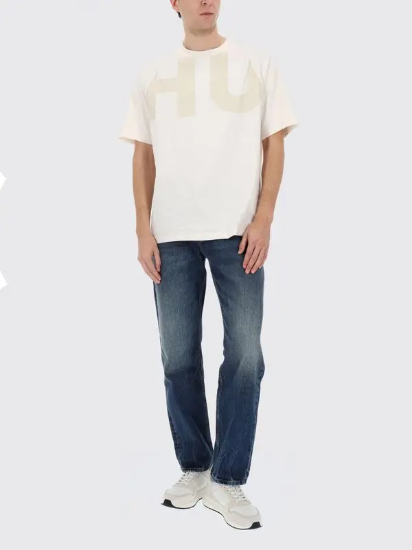 Hugo Straight Jeans In Denim