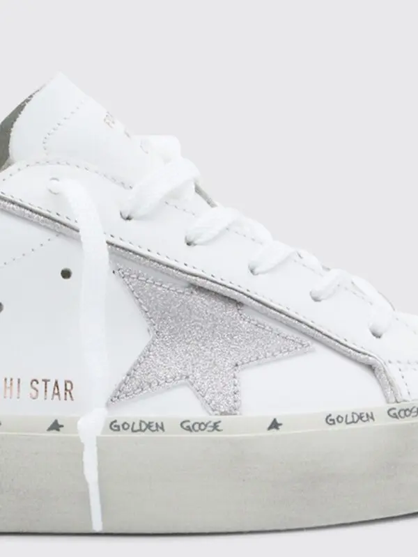GOLDEN GOOSE Leather Hi Star Sneakers