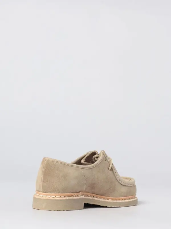 Paraboot Suede Brogue Shoes - Beige