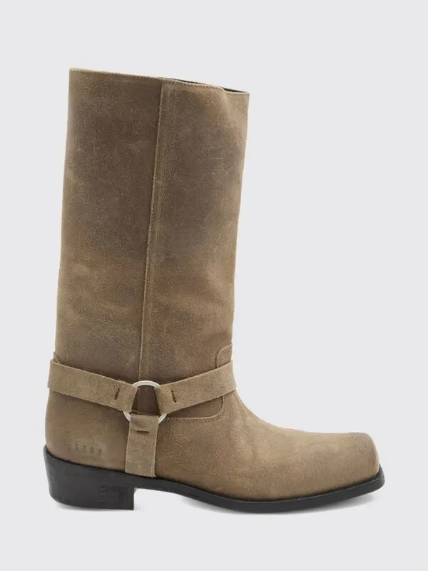GOLDEN GOOSE Suede Calf-height Boots - Beige