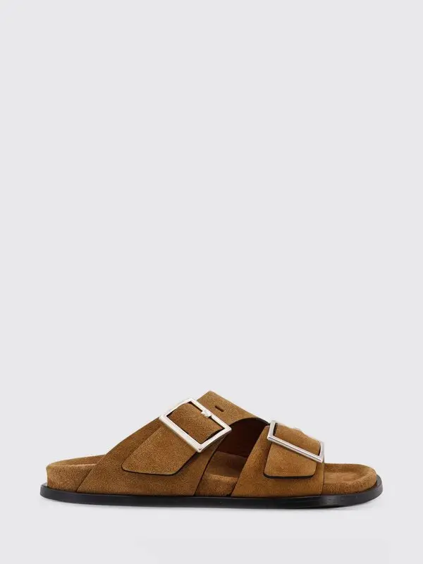 ALOHAS Suede Alba Mule Sandals - Leather