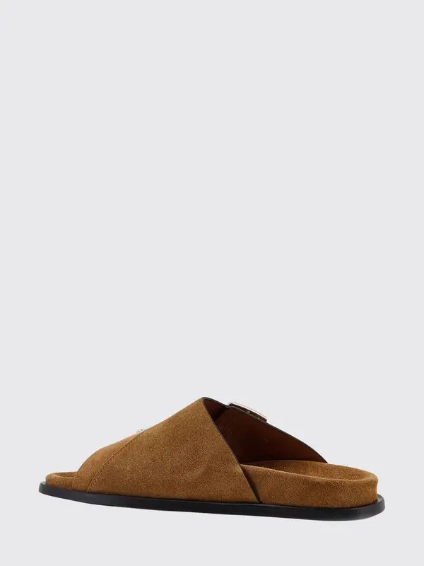 ALOHAS Suede Alba Mule Sandals - Leather