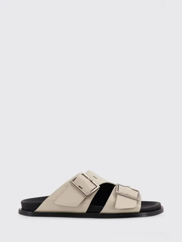 ALOHAS Brushed Leather Alba Sandals - White