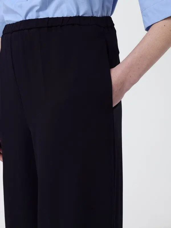 Liviana Conti Wide Leg Trousers - Blue