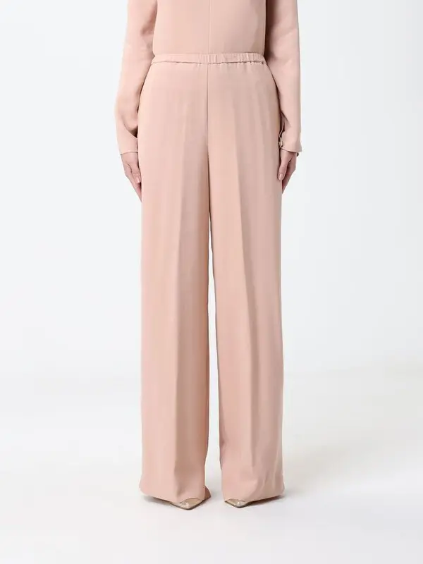 Liviana Conti Wide Leg Trousers - Pink
