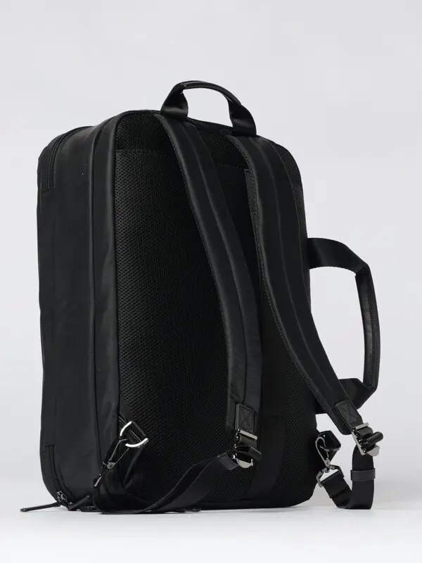 Emporio Armani Modular Backpack In Recycled Nylon With Metallic Logo