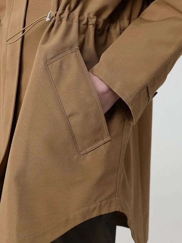 FAY Hooded Technical Cotton Parka