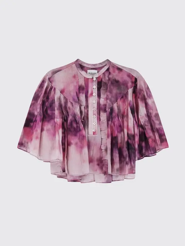 Isabel Marant Étoile Printed Cotton Voile Blouse - Pink