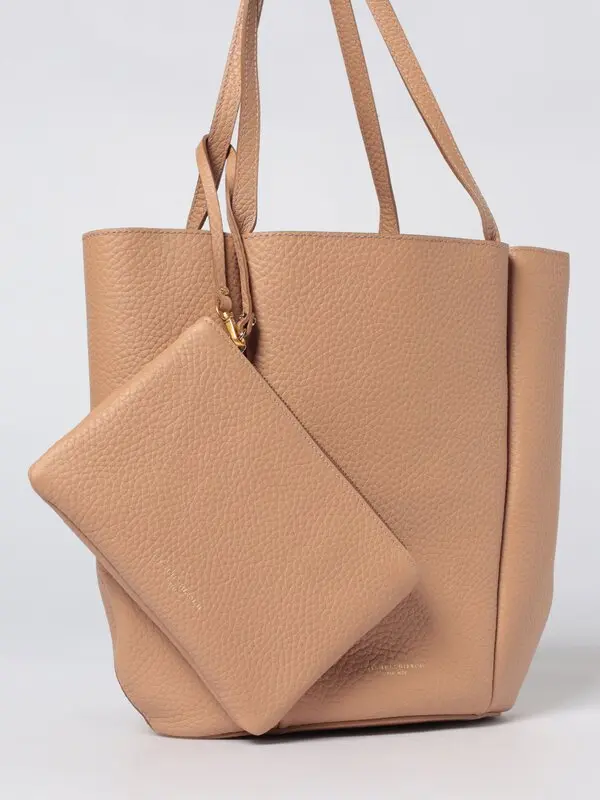GIANNI CHIARINI Textured Leather Shoulder Bag - Brown