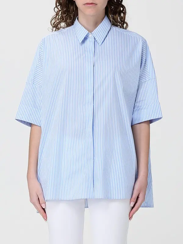 FAY Striped Shirt - Sky