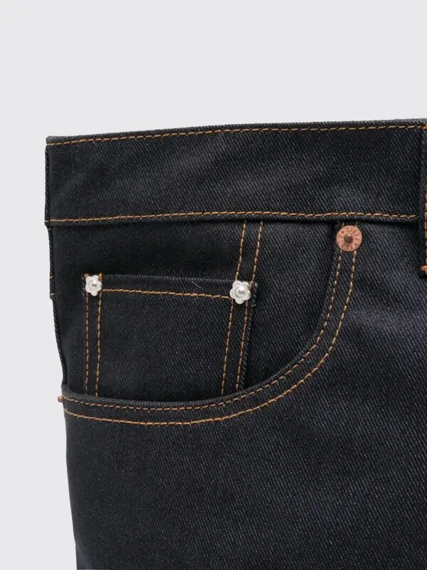 Kenzo Cotton Denim Tote Bag - Blue