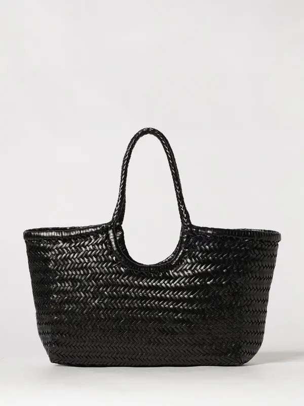 Dragon Diffusion Woven Shoulder Bag - Black