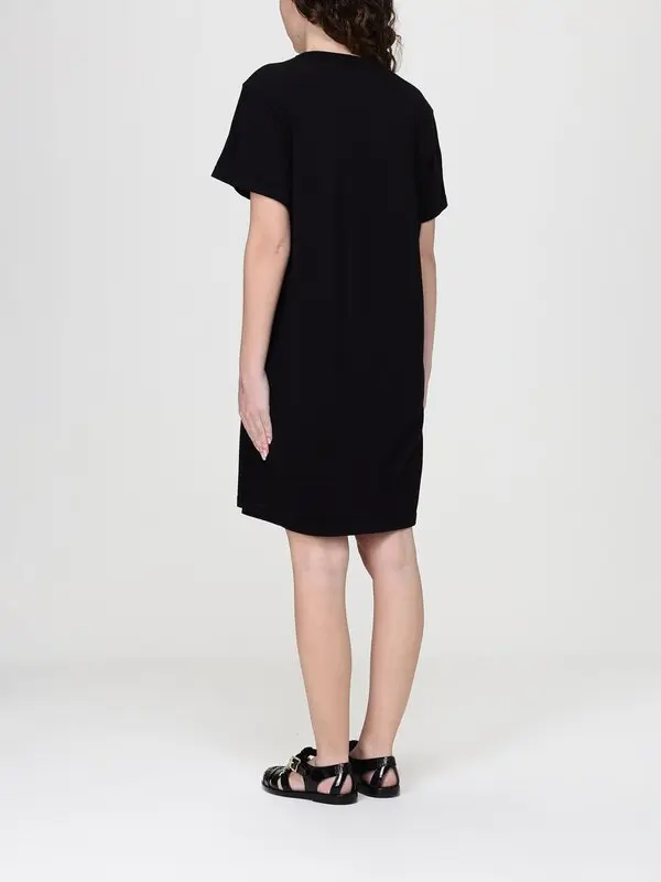 Moschino T-shirt Dress With Goose Graphic - Black