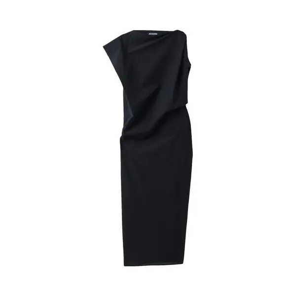 Jacquemus La Robe Drap - Black