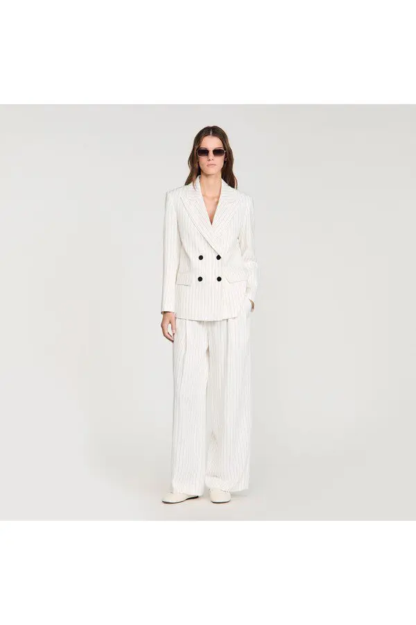 Sandro Striped Tailored Jacket - Stripe