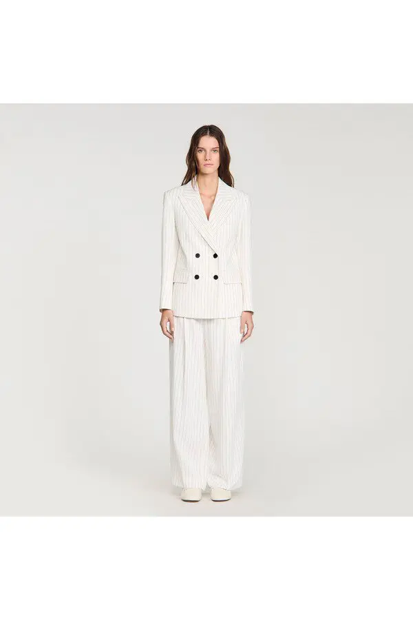 Sandro Striped Tailored Jacket - Stripe
