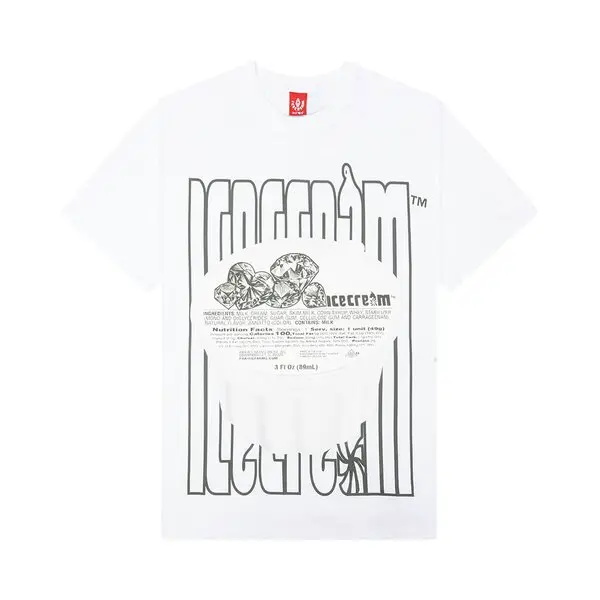 ICECREAM Diamond Short-sleeve Tee - White