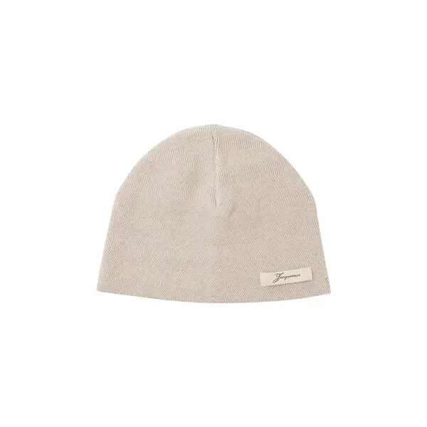 Jacquemus Le Bonnet Chevron - Tan
