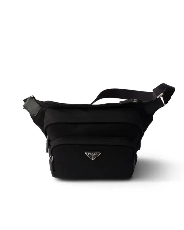 Prada Re-nylon And Leather Shoulder Bag
