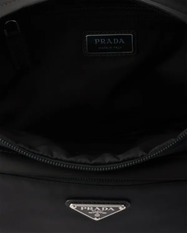 Prada Re-nylon And Leather Shoulder Bag
