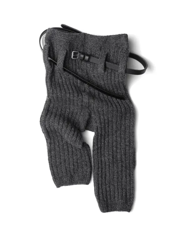 Prada Wool And Cashmere Short Leggings