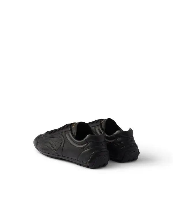 Prada Montecarlo Re-edition 2005 Nappa Leather Sneakers - Black