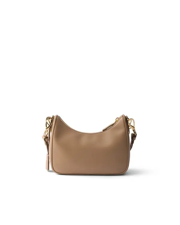 Prada Re-edition Mini Saffiano Leather Bag - Pink