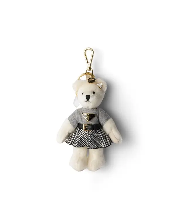 Prada Teddy Key Ring Charm