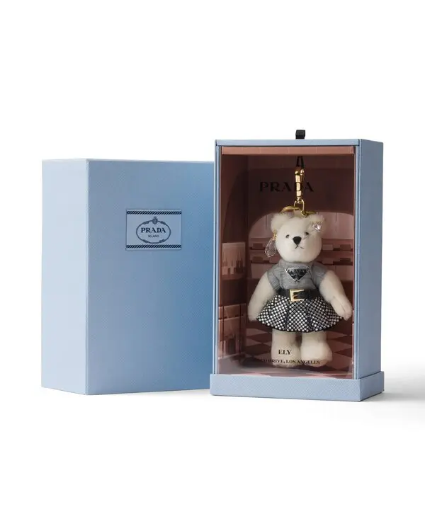 Prada Teddy Key Ring Charm