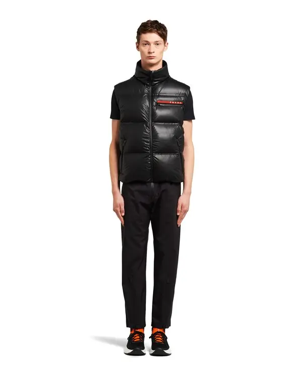 Prada Light Technical Fabric Down Vet
