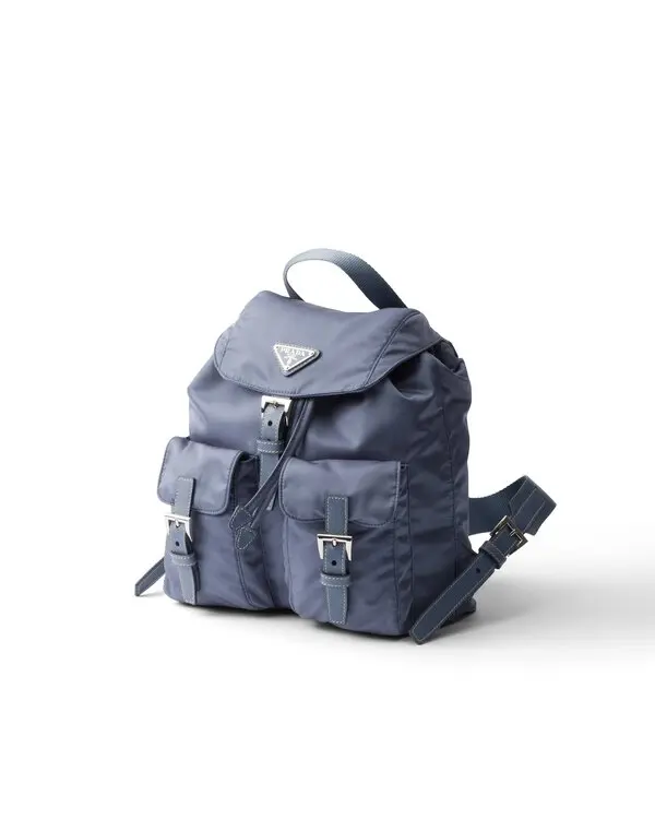Prada Small Re-nylon Backpack - Blue