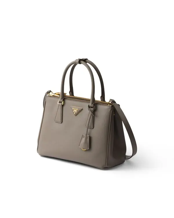 Prada Galleria Medium Saffiano Leather Bag - Grey